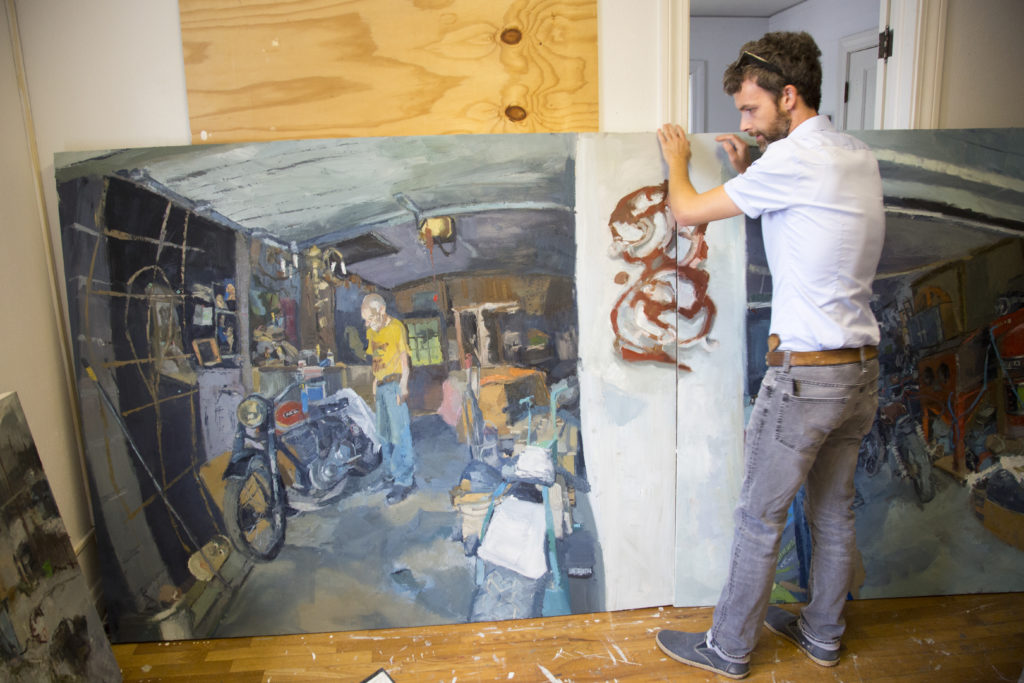 Lawrence artist captures father, childhood home in ongoing portrait ...
